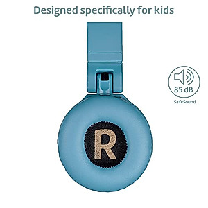 POGS Kids Wired Headphones | The Elephant | Foldable and Durable Headphones for Kids 3+ with Volume Control, Microphone, Volume Limiter 85 dB | Music-Sharing Function | (3.2ft, 3.5mm)