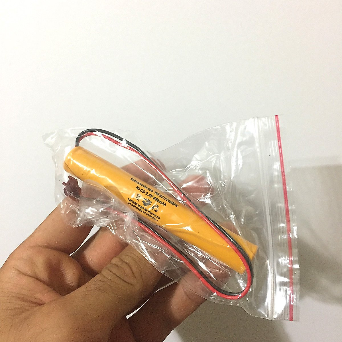 (2 Pack) 2.4v 650mAh Ni-CD Battery Pack Replacement for Exit Sign Emergency Light Astralite BA-112708-01 Astralite R5310 CUSTOM-298 OSA247