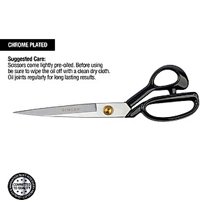SINGER ProSeries 12 Inch Tailor Scissors for Sewing