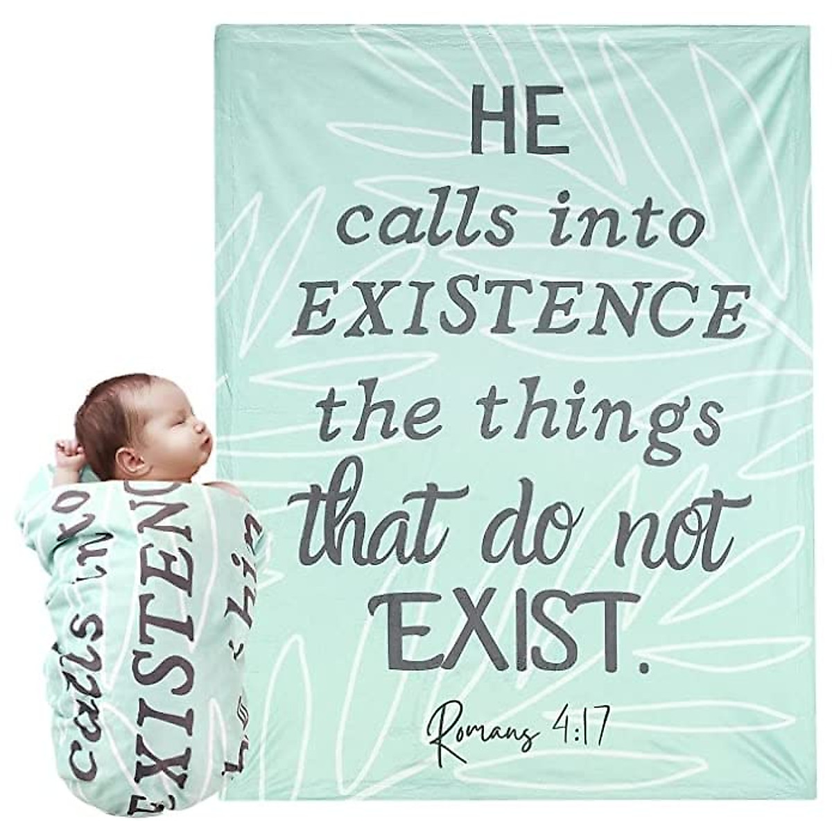 Mr. Pen- Baby Blanket with Bible Verse, 27 X 40 Inch, Unisex, Bible Quote Blanket, Plush Baby Blankets, Soft Baby Blankets, Newborn Blanket, Blanket Baby, Bible Verse Blanket