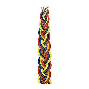 Havdalah Candle Handcrafted Havdala Candle (Multi Color Red/White/Blue, 2-Pack)