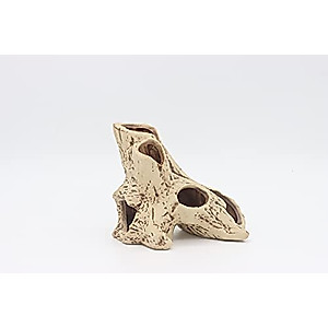 ALEGI Aquarium Decoration Rock Caves, Hideaway for Shrimp, Cichlid, Betta Fish Hideout Decor, Safe for Freshwater and Saltwater Tanks (TreeStumpL+S)