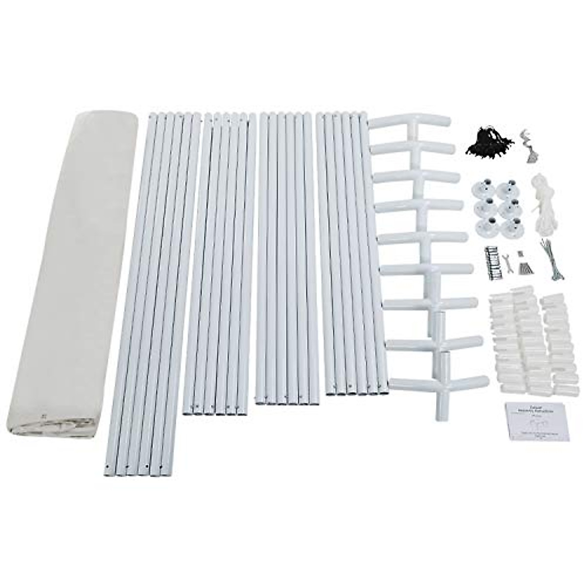 FDW Carport Car Port Party Tent Car Tent 10x20 Canopy Tent Metal Carport Kits Outdoor Garden Gazebo, Not Good for Strong Wind Condition