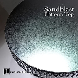 LINDLEMANN 3 Pack Decorative Cake Stands Metal Round Cupcake Holder Desserts Display Stand Set with Spatula for Birthday Celebration & Party Decorations (Silver, 10" | 12" | 13.5")