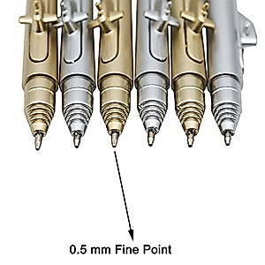 Maydahui 8PCS Submarine Ballpoint Pens Black Ink Creative Spacecraft Shape Pen for Navy Students Party