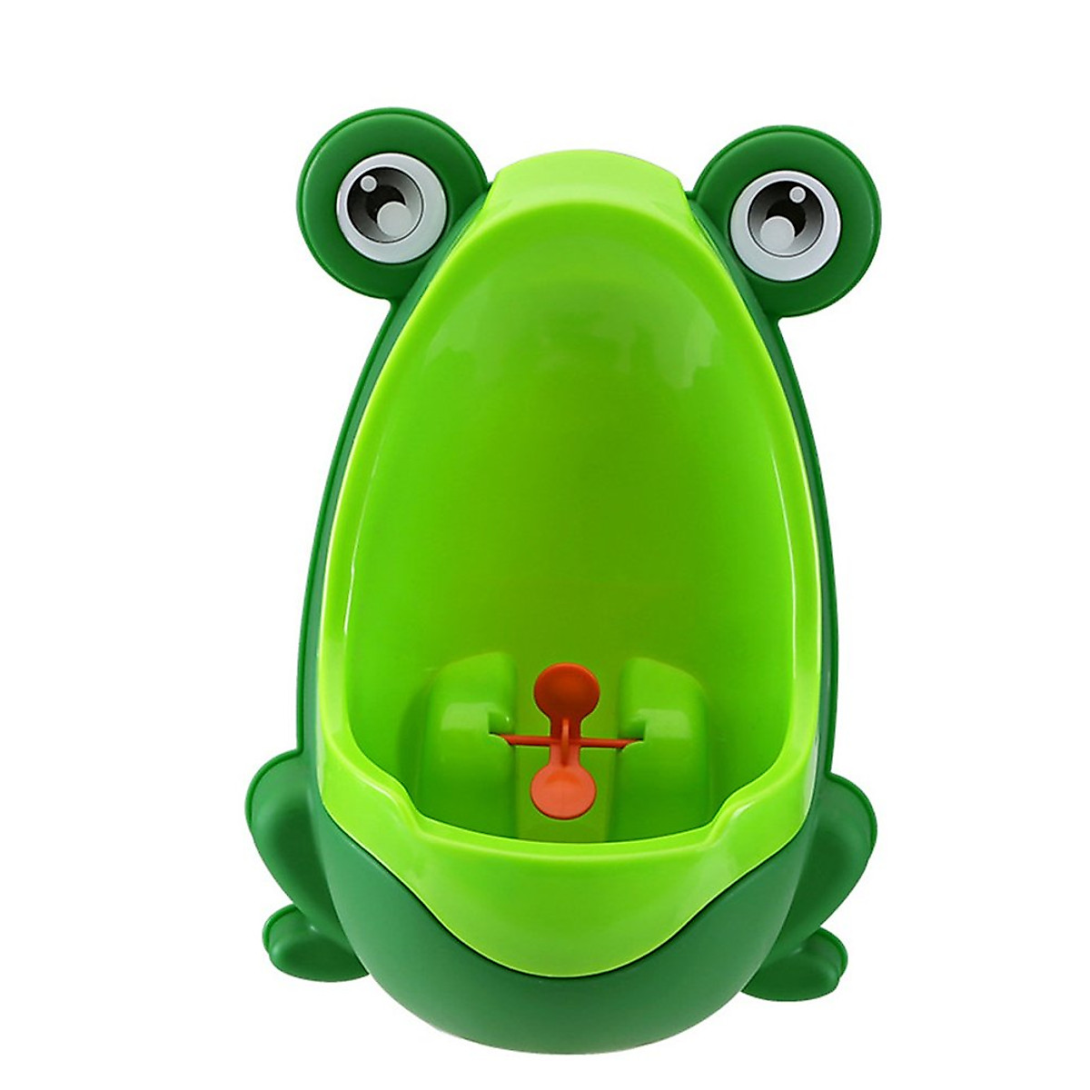IVYRISE Frog Children Toilet Potty Training Urinal Kids Toddler Pee Trainer Bathroom with Funny Aiming Target(Green)