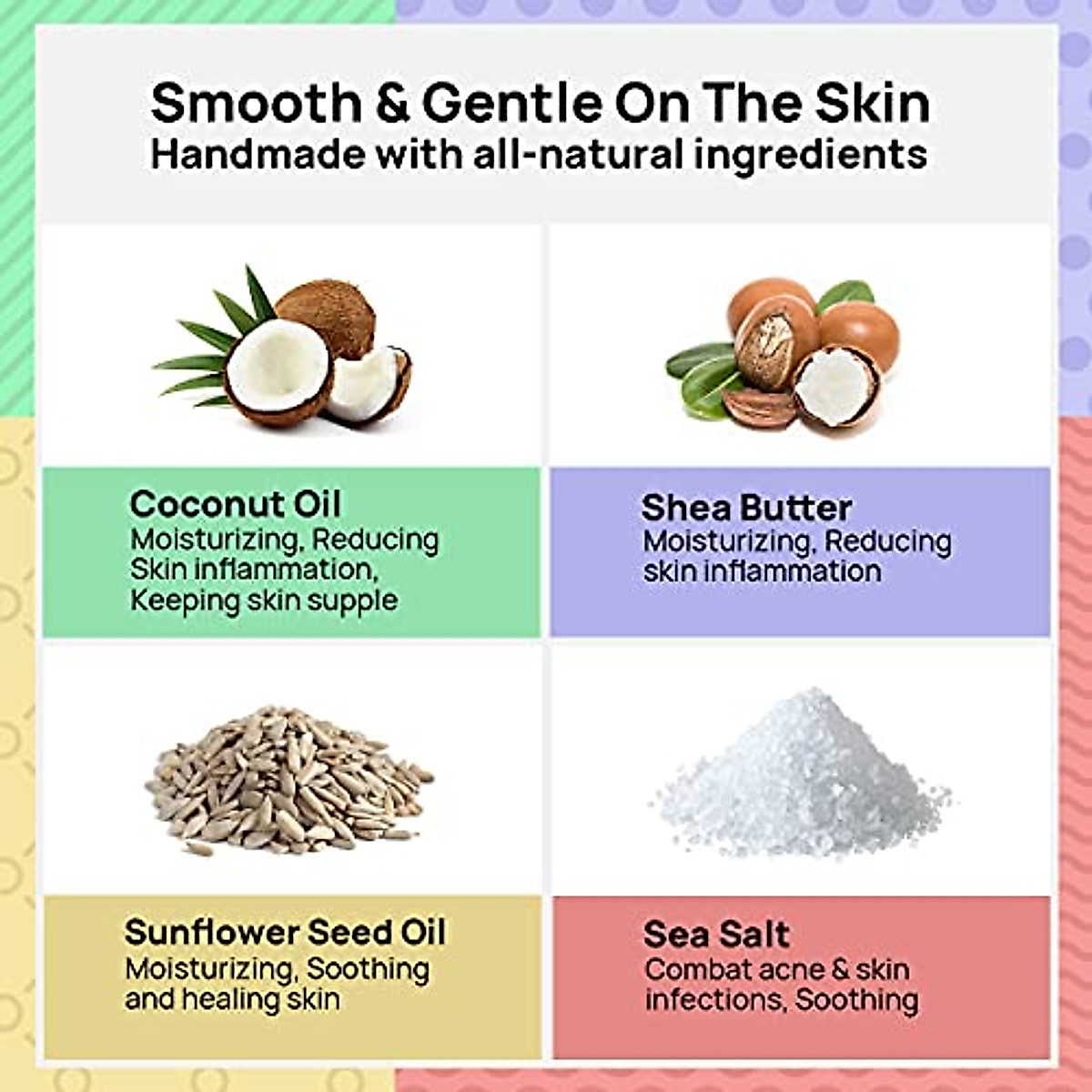 Bath Bombs Gift Set - 6pc XXL Organic Handmade Fizzy Shower Bombs with Essential Oils + Coconut Oil to Moisturize Dry Skin - Relaxing Spa Day for Women, Men, & Kids - Birthday, Anniversary, Bridal