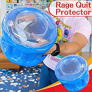 Rage Quit Protector, 360° Inflatable Contraption Protects for Games Controllers, Transparent Inflatable Gaming Controller Cover, Effectively Protector Your Gaming Controllers from Impact