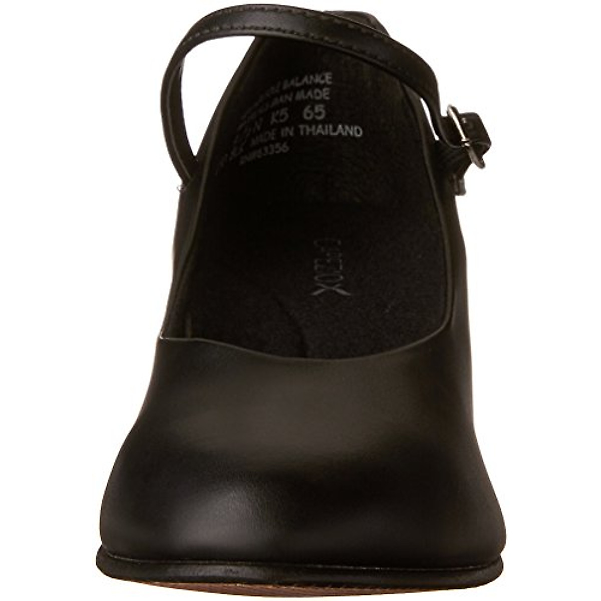 Capezio Women's Jr. Footlight Character Shoe,Black,7.5 W US