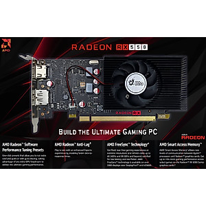 HP Tower Computer Gaming PC [ Intel Core i7 Processor, 16GB Ram, 128GB SSD, 2TB Hard Drive, HDMI, Wireless WiFi] AMD Radeon RX 550 4GB, Windows 10 (Renewed)