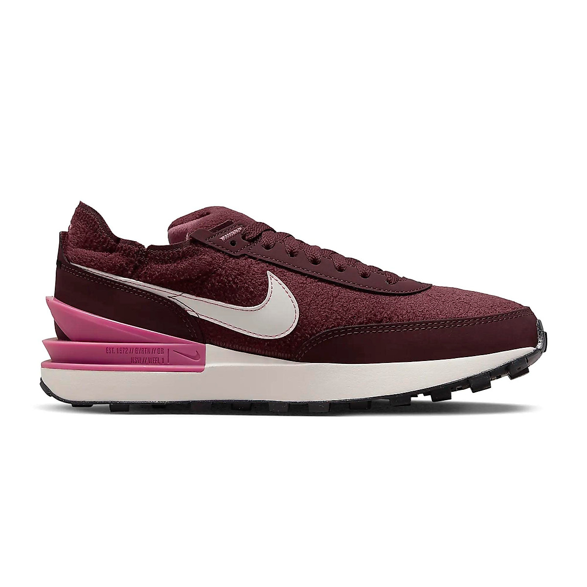 Nike Womens Waffle One Fashion Shoes (Burgundy Crush/Desert Berry/Black/Phantom, us_Footwear_Size_System, Adult, Women, Numeric, Medium, Numeric_9)