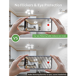 Lepro Dimmable LED Light Bulbs 100 Watt Equivalent, 14W 1500LM Daylight White 5000K, A19 E26 Standard Medium Base, UL FCC Listed, 15000 Hour Lifetime, 6 Pcs