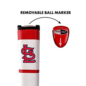 Team Golf MLB ST LOUIS CARDINALS Golf Putter Grip Team Golf MLB Golf Putter Grip (Multi Colored) with Removable Ball Marker, Durable Wide Grip & Easy to Control