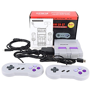 TableRe Mini Classic Game Consoles HD Retro Game Console Handheld Game Player Built-in 821 Games with Controller, Childhood Memories