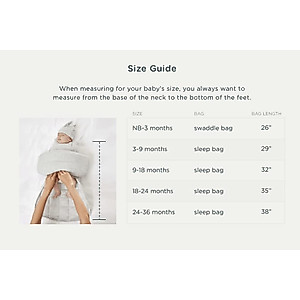 GUNAMUNA Unisex Baby Wearable Blanket, Sleep Sack Sleeping Bag for Infants Toddlers, Easy Changing Diaper Zipper, 1.0 TOG, Foggy Nights, 24-36 Months