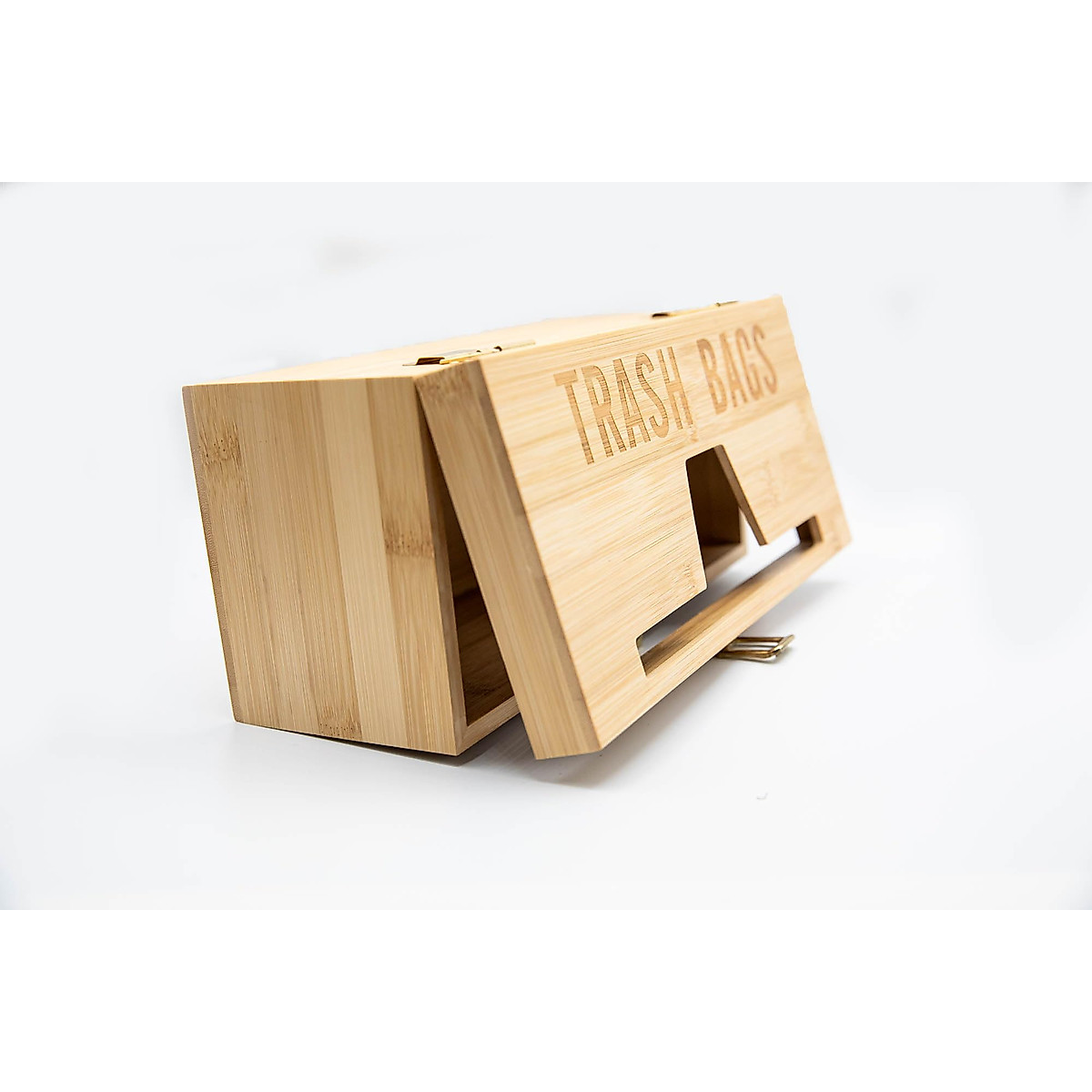 Trash Bag Holder, Garbage Bag Dispenser & Organizer for Kitchen & Under Sink, Roll Holder for Plastic Bags Wall Mounted Cabinet and Countertop