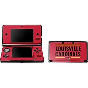 Skinit Decal Gaming Skin Compatible with 3DS (2011) - Officially Licensed College Louisville Cardinals Striped Design