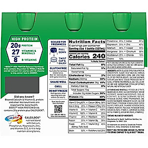 BOOST High Protein Ready to Drink Balanced Nutritional Drink, Rich Chocolate, 8 FL OZ (Pack of 6)