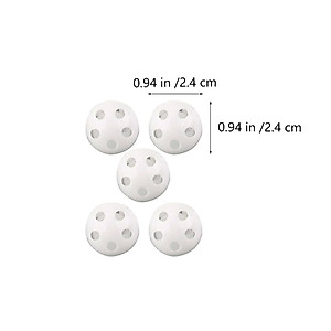 Toddmomy 50Pcs Round Doll Noise Maker Repair Fix Toy - Rattle Squeaker Noise Maker Replacement Rattle Insert Crafts Accessories 24mm