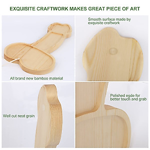 1 Pack Wood Board Cheese Aperitif Tray Charcuterie Boards, 9.5"x 5.9" Funny Kitchen Wine Meat Platter Unique Bachelorette Party Women Gifts for Housewarming Bachelor Party, Anniversary Wedding Couple