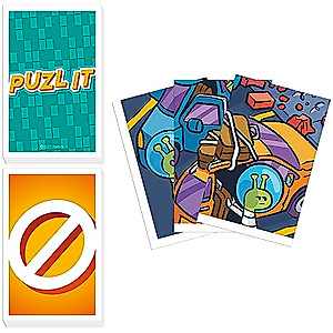 Hasbro Gaming Puzl It Game, Competitive Puzzle Card Game for Ages 7 and Up, Kids Game, Family Game for 2 to 6 Players, Pizza Party Theme, Puzzle Games