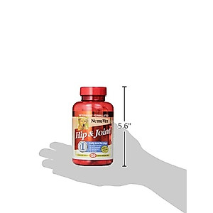 Nutri-Vet Hip & Joint Chewable Dog Supplements | Formulated with Glucosamine & Chondroitin for Dogs | 120 Count