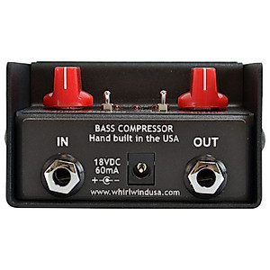 Whirlwind OC BASS Optical Bass Compressor Pedal w/Cable and Geartree Cloth