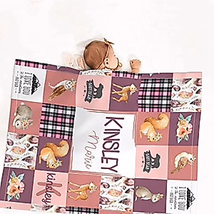 Personalized Baby Blankets for Boys Girls Personalized Baby Gifts Custom Baby Blankets for Girls Boys Personalized Baby Items Custom Name Blankets Personalized Kids