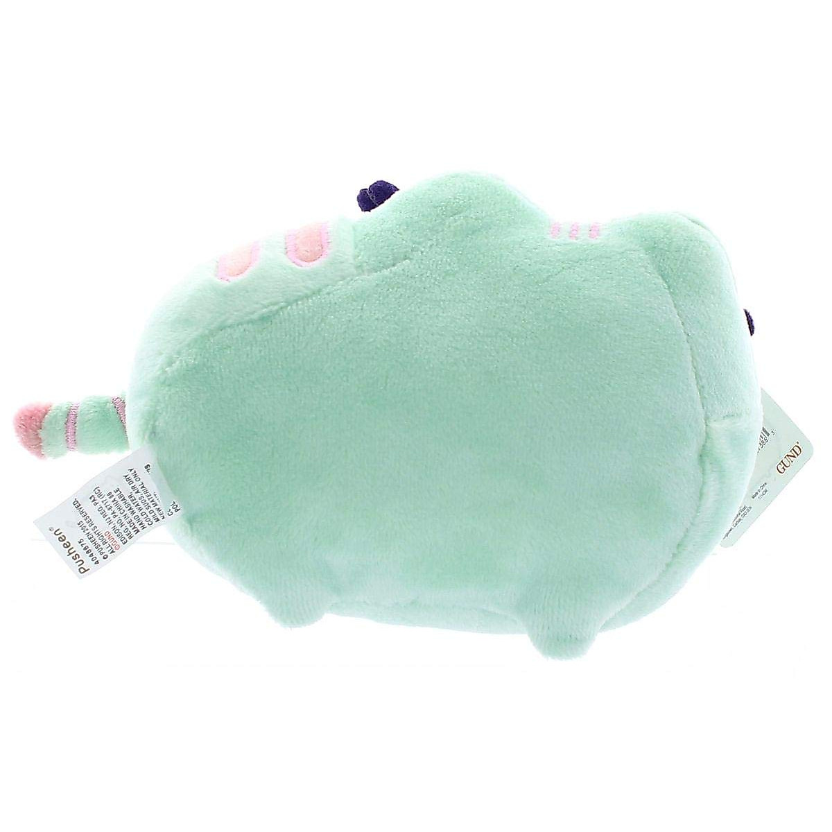 GUND Pusheen Heart Pastel Cat Plush Stuffed Animal, Green, 6"