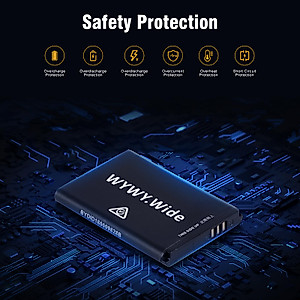 WYWY.Wide 2 Pack 1000mAh Battery Pack Compatible with Steelseries Arctis Pro Wireless, Siberia 800, Siberia 840 Wireless Gaming Headsets, 61298RX Headsets, H Wireless Gaming-Headset