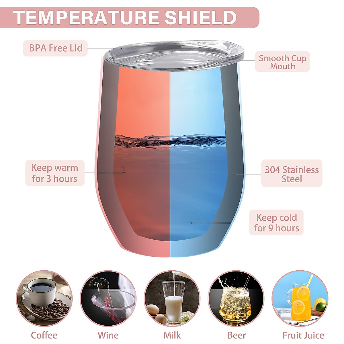 CARAKNOTS Bride Tribe Wine Tumbler Bride Tribe Gifts Wedding Bachelorette Party Gifts for Bride Tribe Tumbler Wedding Tumbler for Bride Tribe Cups Bridesmaid Gifts for Team Bride Wine Glass Pink 12 OZ