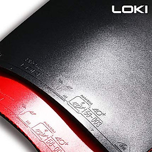 Loki T3 (Thor-3) Red Table Tennis Rubber , Maximum Sponge thickess