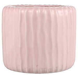 Happyyami 3 pcs Flowerpot Arrangement Pot Bonsai Glazed Round Gift Flower Cm Mini Pink Indoor Small Home Nordic Pots Lovely Simple Succulent Drainage Ceramic Desk Vase French Decorative