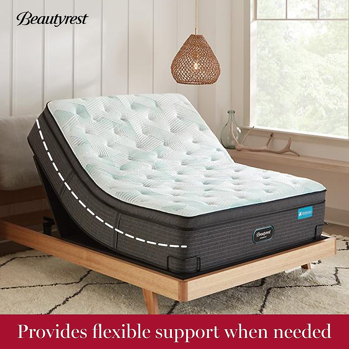 Beautyrest BR800 11.5 inch Twin Mattress - Hybrid Mattress with Cooling Gel Memory Foam and Pocketed Coils - Motion Separation and Temperature Control - Medium Feel - Twin Size Mattress Only