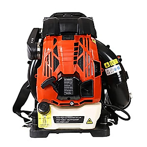 Voohek Backpack Leaf Blower, Gas-Powered, 76cc 4-Cycle Engine, Gasoline Blower, 750CFM, Red (YC109)