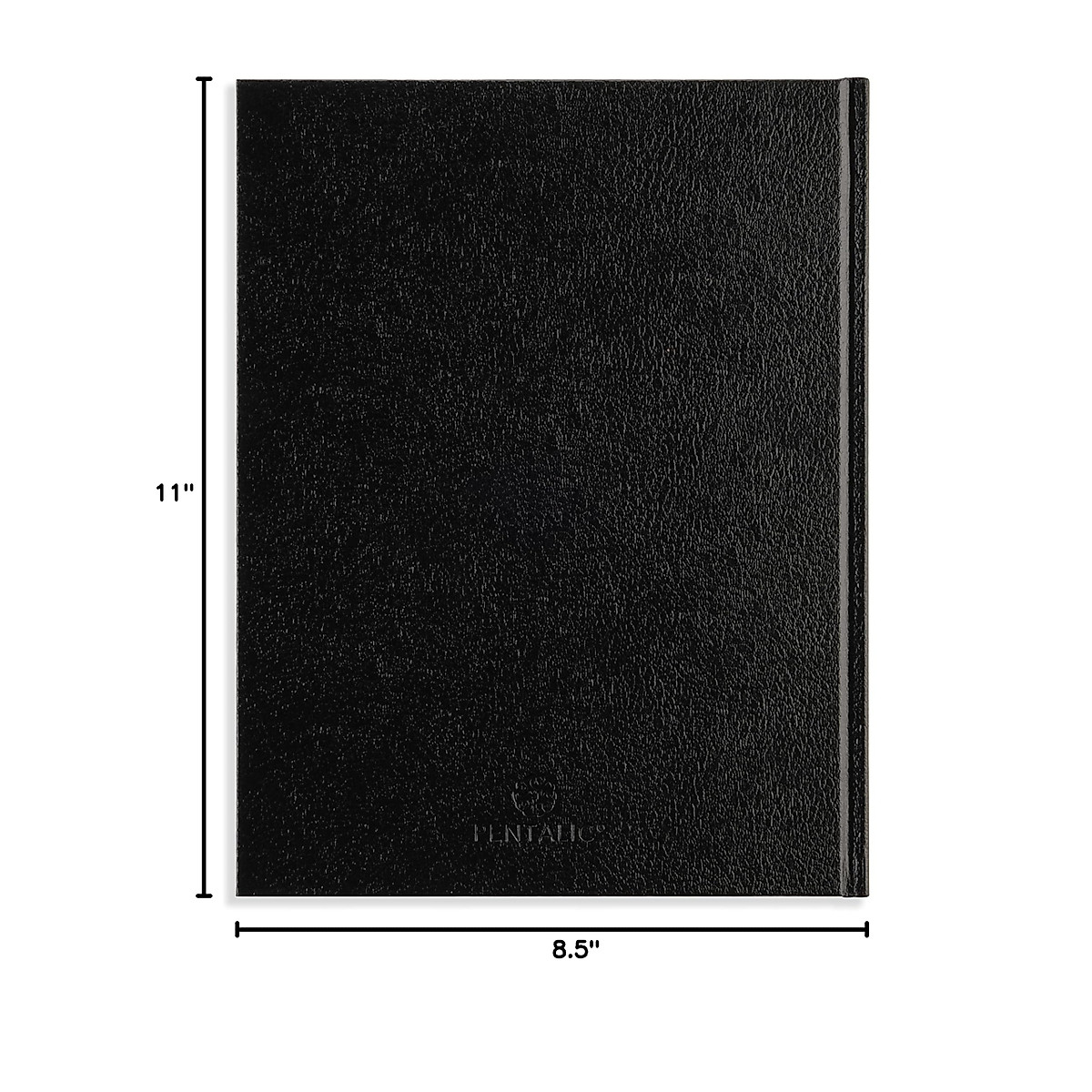 Pentalic Sketch Book, Hardbound, 8-1/2-Inch by 11-Inch