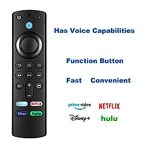 VEPRAG Voice Remote (3rd Gen) Compatible with Fire TV Stick 4K, Fire TV Stick (2nd & 3rd Gen), Fire TV Cube (1st & 2nd Gen), Fire TV (3rd Gen), Fire TV Stick Lite