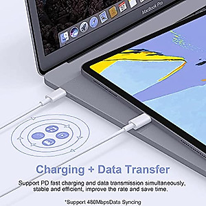 iPad Charger, iPad Charger Cord 10 FT Apple Certified, 20W USB C iPad Charger with Long USB C Cord for iPad 10th Gen, iPad Pro 12.9/11 inch 2022/2021/2020/2018, iPad Air 5th/4th Gen, iPad Mini 6th Gen