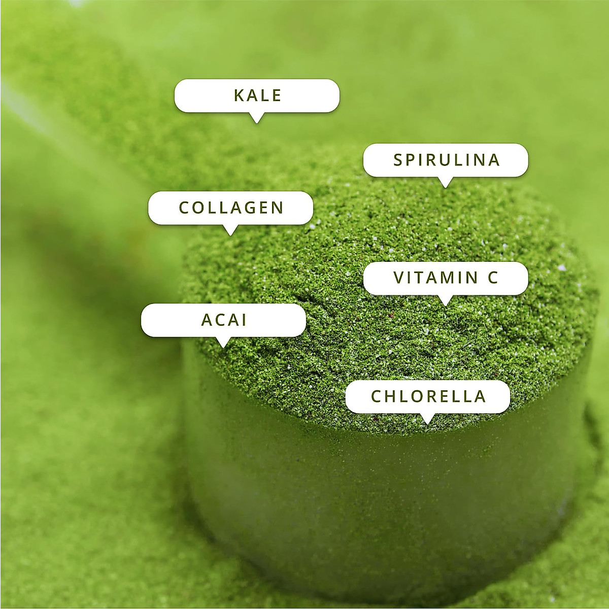 Sculpt Nation by V Shred Greens Strawberry - Premium Greens Powder & Superfood Blend with Collagen to Support Skin, Digestion, and Energy - 30-Day Supply