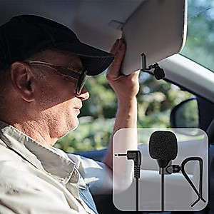 weishan Pionee Microphone for Car Radio, 2.5mm Car Extenal Mic Replacement for Pioneer Vehicle Bluetooth Enabled Stereo Radio GPS DVD Head Unit