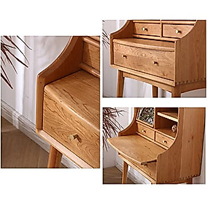 ZHIVIQ Vanity Set with 4 Drawers, Storage Shelf, Bedroom Bathroom Dressing Makeup Table Girls Women