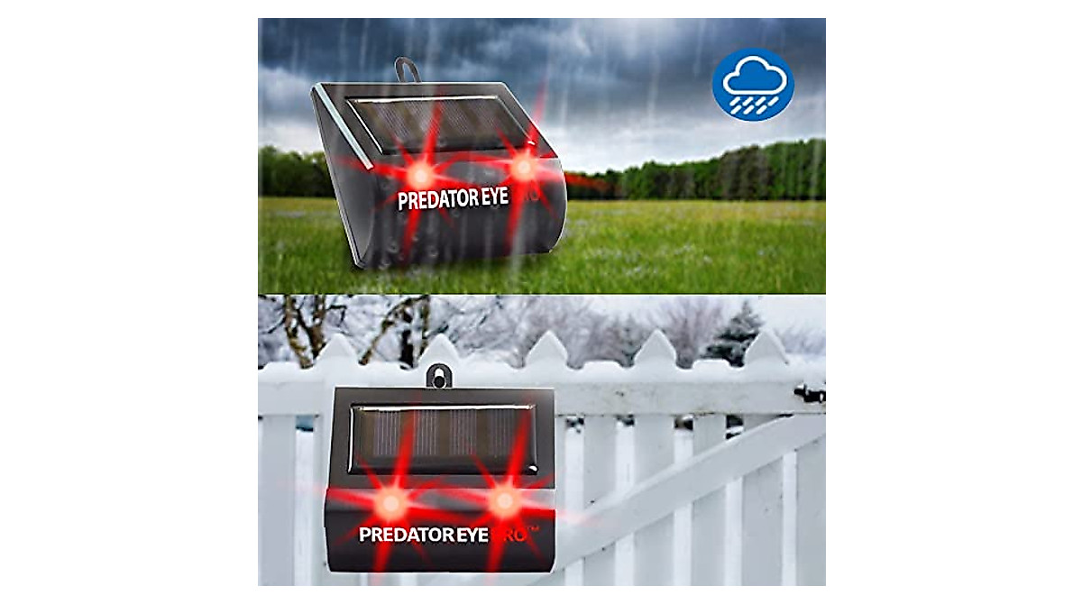 Predator Eye PRO 2-Pack Solar Predator Deterrent for 4600 sq ft