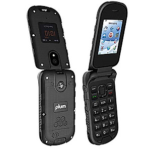 Plum Ram 8 - Rugged Flip Phone Unlocked Water Shock Proof - NOT for USE in The USA