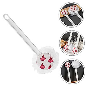 FOMIYES Bath Back Brush Bath Cleaner Mens Body Scrubber Mens Loofah Back Bath Brush Dual-Sided Back Brush Shower Foot Scrubber Bath Back Scrubber Scrubbing Brush for Shower Bathing Brush