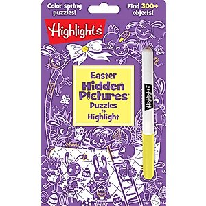 Easter Hidden Pictures Puzzles to Highlight: 300+ Hidden Bunnies, Chicks, Flowers, Easter Eggs and More, Easter Activity Book for Kids (Highlights Hidden Pictures Puzzles to Highlight Activity Books)