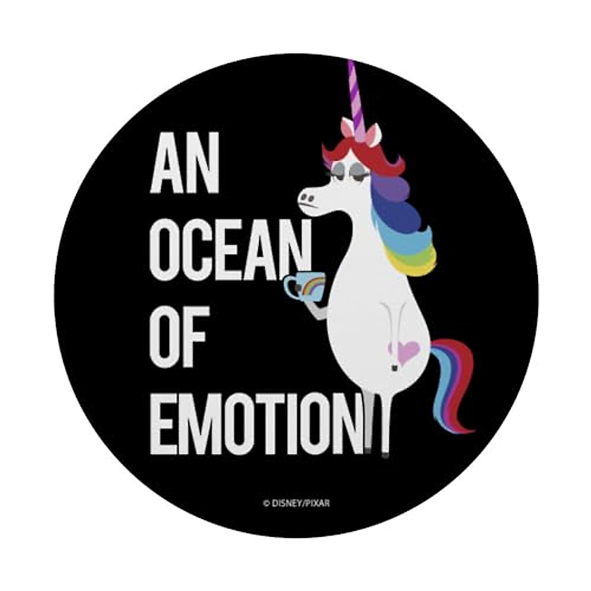 Disney Pixar Inside Out Rainbow Unicorn An Ocean of Emotion PopSockets Standard PopGrip