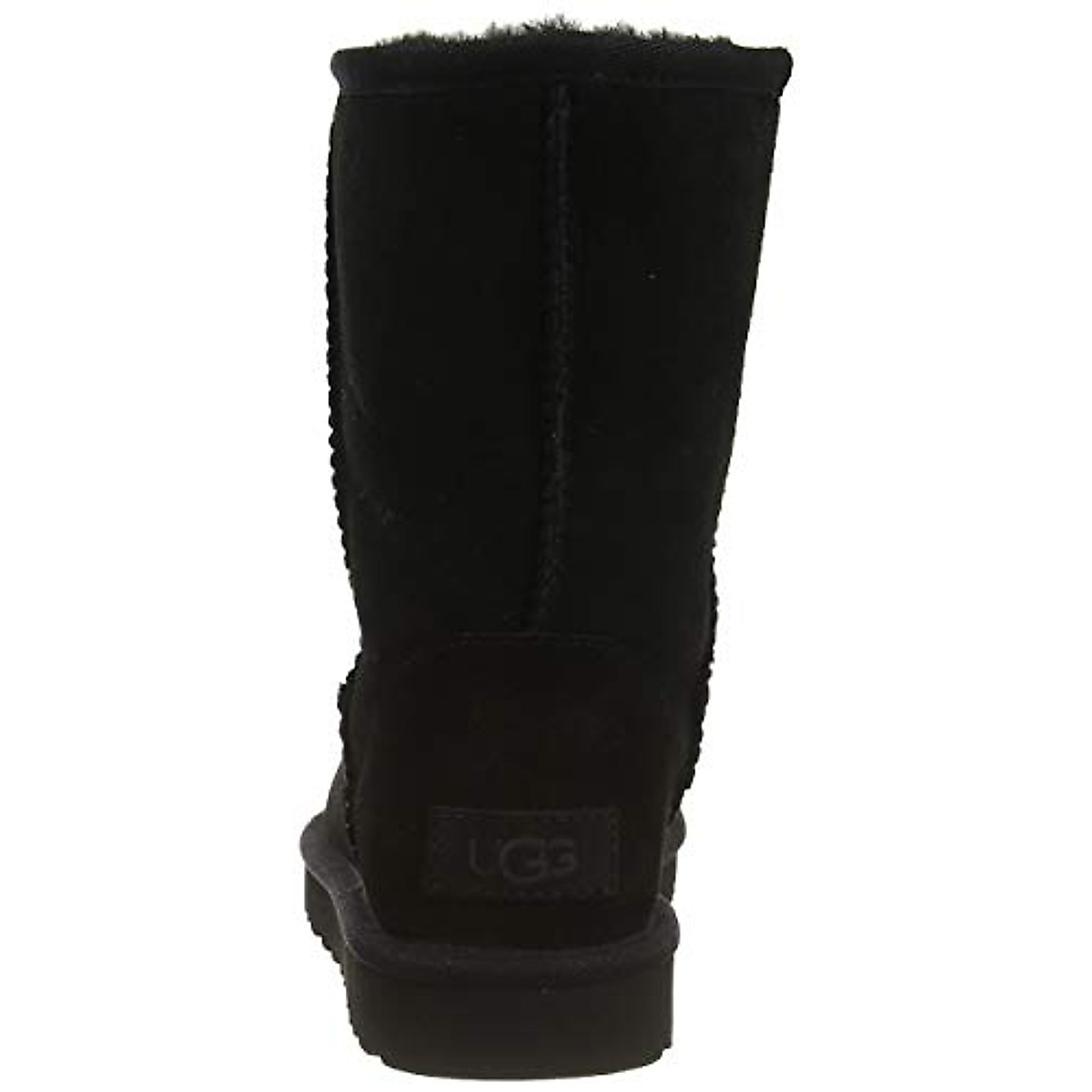 UGG Women's Classic Short II Boot, Black, 7