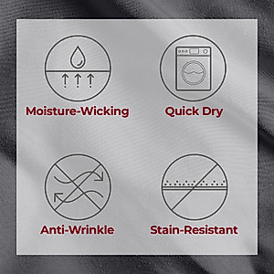 Mellanni Queen Sheet Set - 6-Piece Iconic Collection Bedding, (Including 4 Pillowcases), 16-Inch Deep Pocket, Easy Care, Extra Soft, Cooling Sheets, Brushed Microfiber - Gray