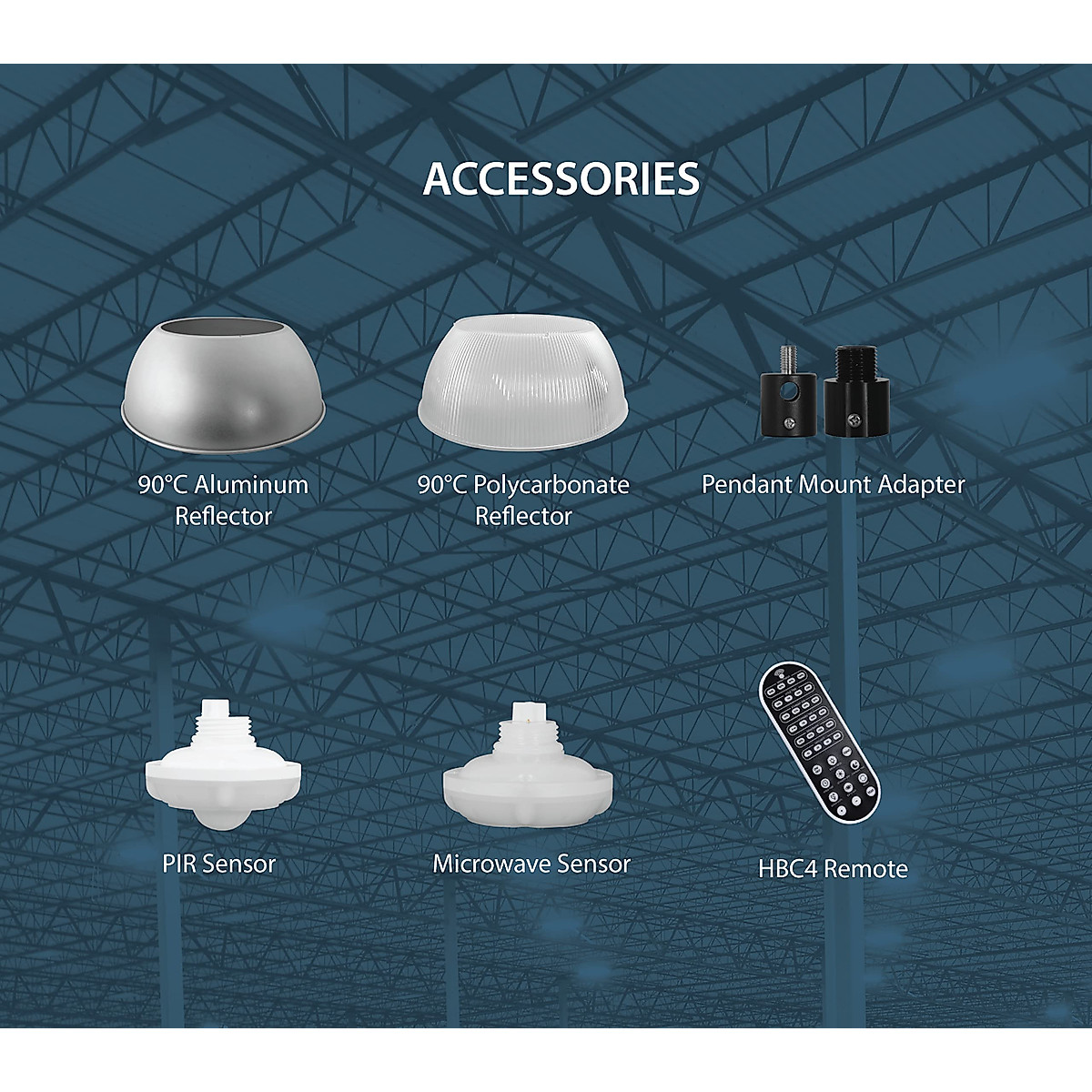 HBC4 240W White LED UFO High Bay in 5000K