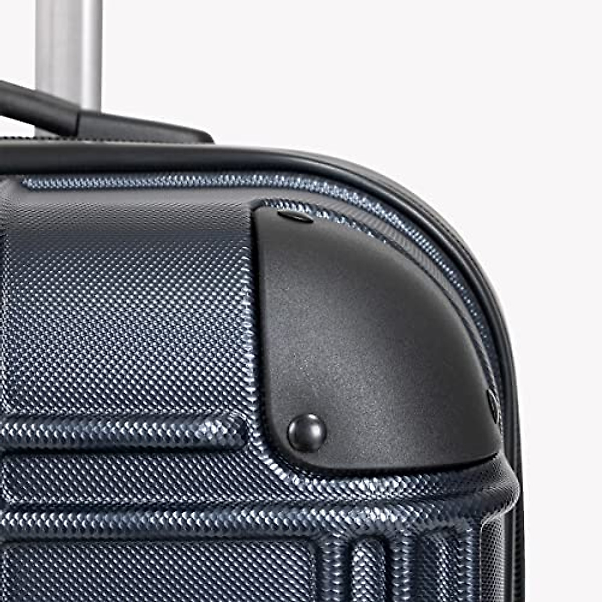 Ben Sherman Nottingham Lightweight Hardside 4-Wheel Spinner Travel Luggage, Naval, 28-Inch Checked